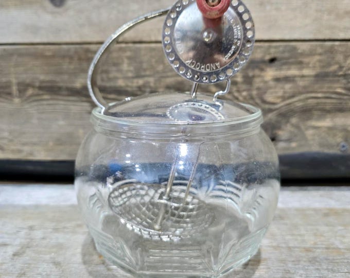 1930s Androck, Hand Mixer, Egg Beater, Glass Jar - Etsy
