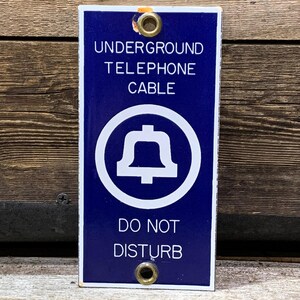 1930s-50s Bell System, Original Porcelain Phone Booth Sign - Etsy