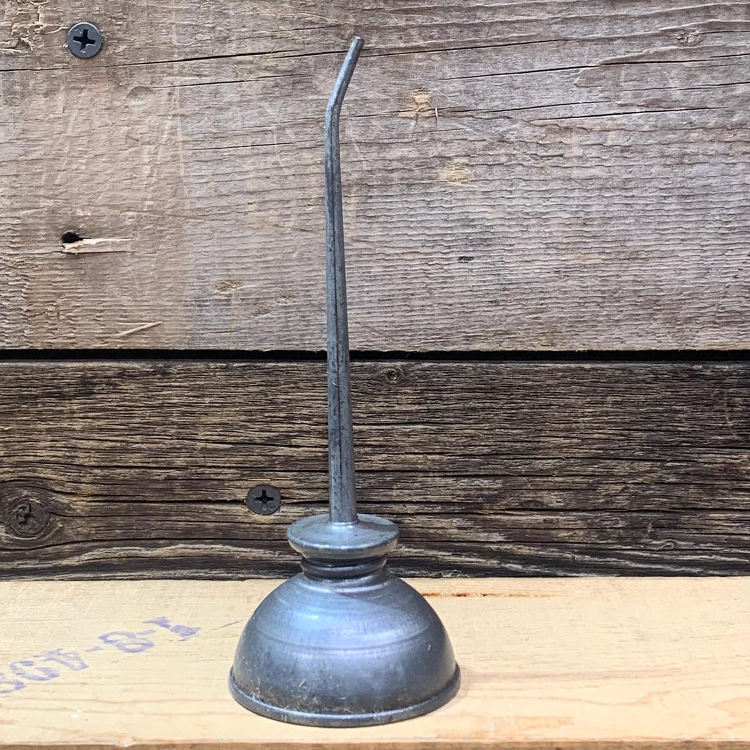 Vintage Thumb Oiler, Machine Oiler, 5.25" With Curved Spout - Etsy