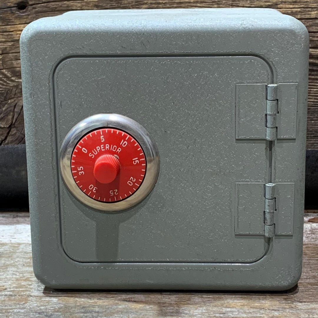Vintage Superior's Steel Safe Bank, No. S-350, Combination Lock - Etsy