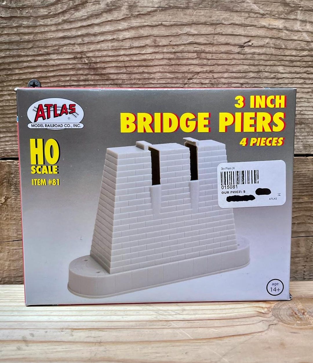 Atlas, HO Scale, 3 Inch Bridge Piers, 4 Pieces, No. 81, NIB - Etsy