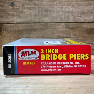 Atlas, HO Scale, 3 Inch Bridge Piers, 4 Pieces, No. 81, NIB - Etsy