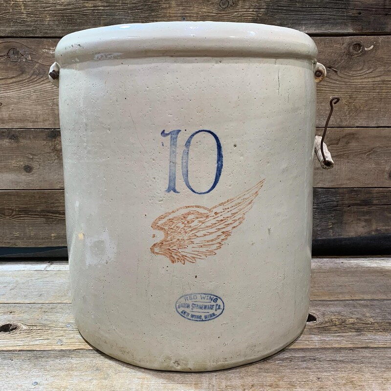 Vintage Crock 10 Gallon - Etsy