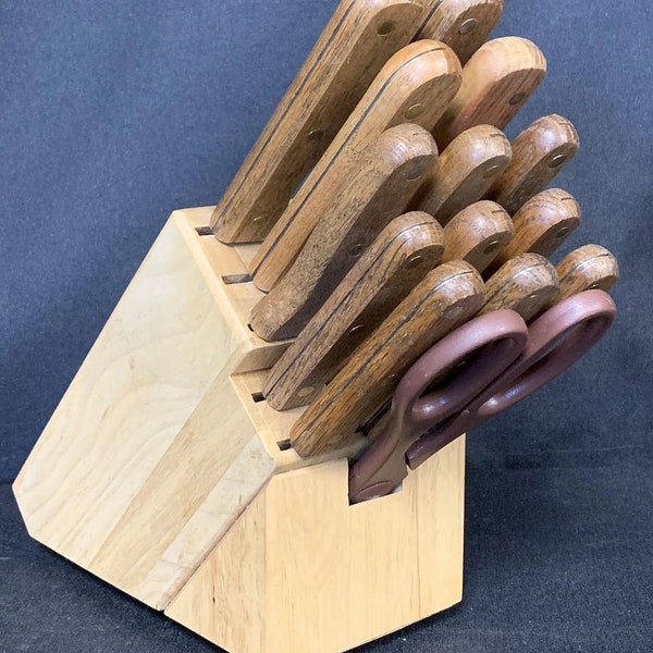 Knife Block - Etsy