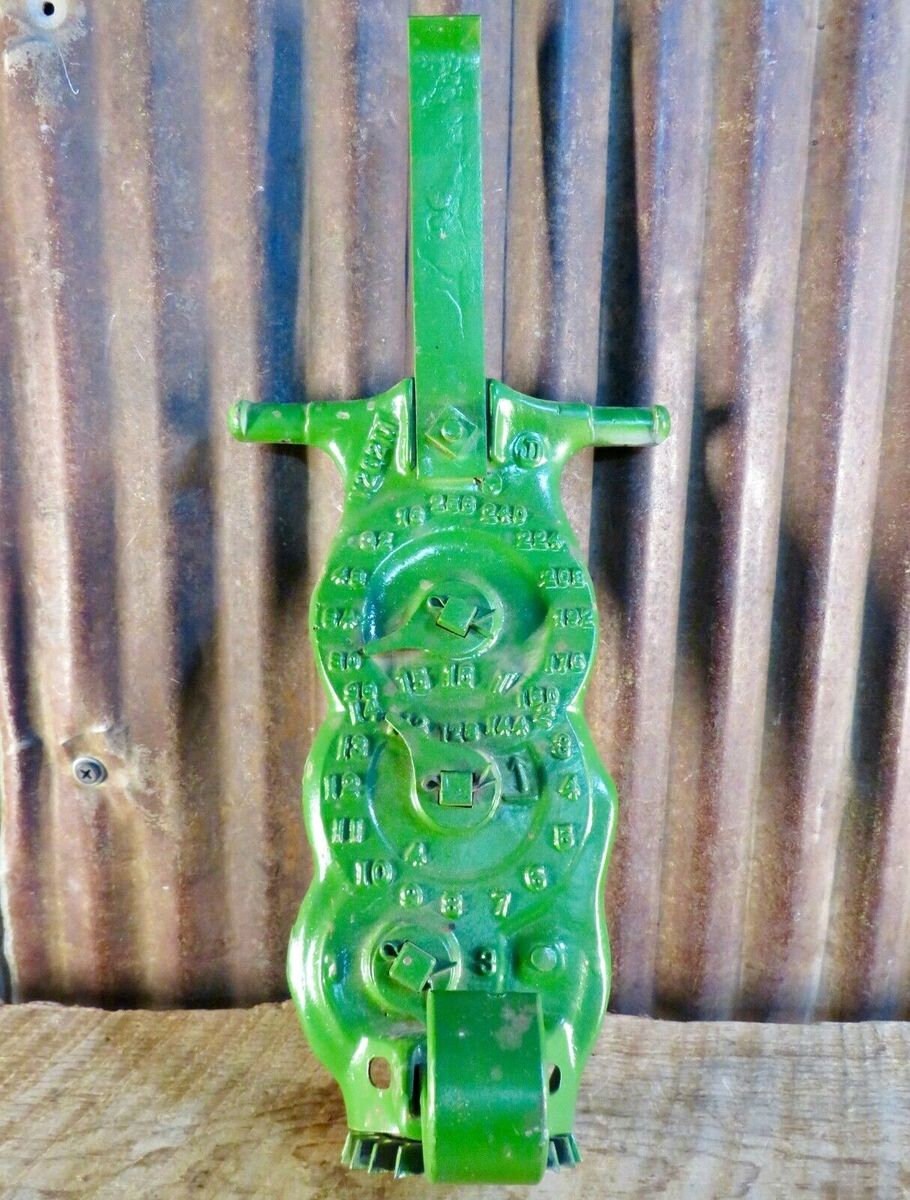 Vintage John Deere, Acreage Counter, Cast Iron, Y262M - Etsy