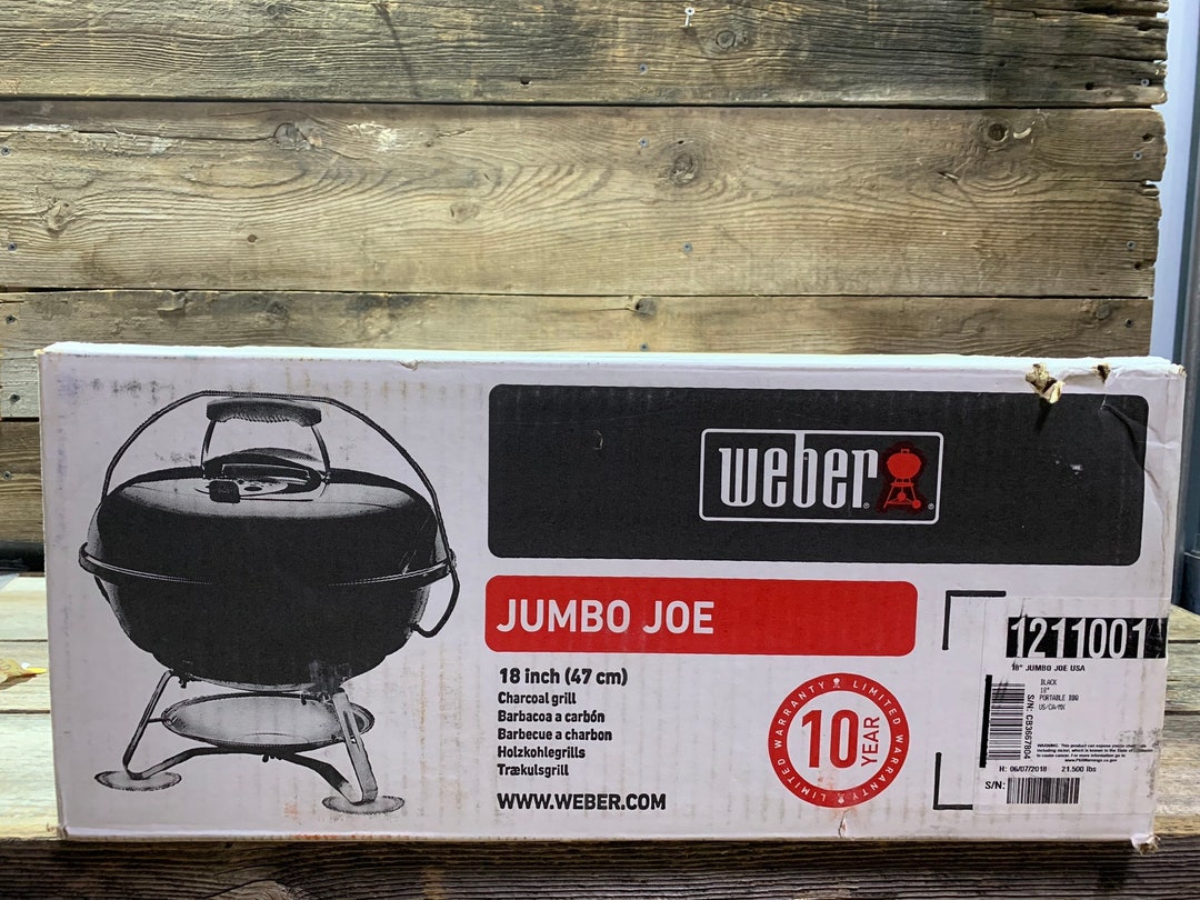 Weber, Jumbo Joe 18 Charcoal Grill, NIB - Etsy