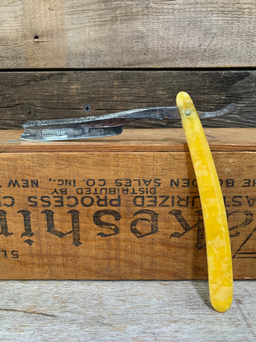 Antique 1900s Waterville Cutlery Co., Waterville Hand Forged Straight ...