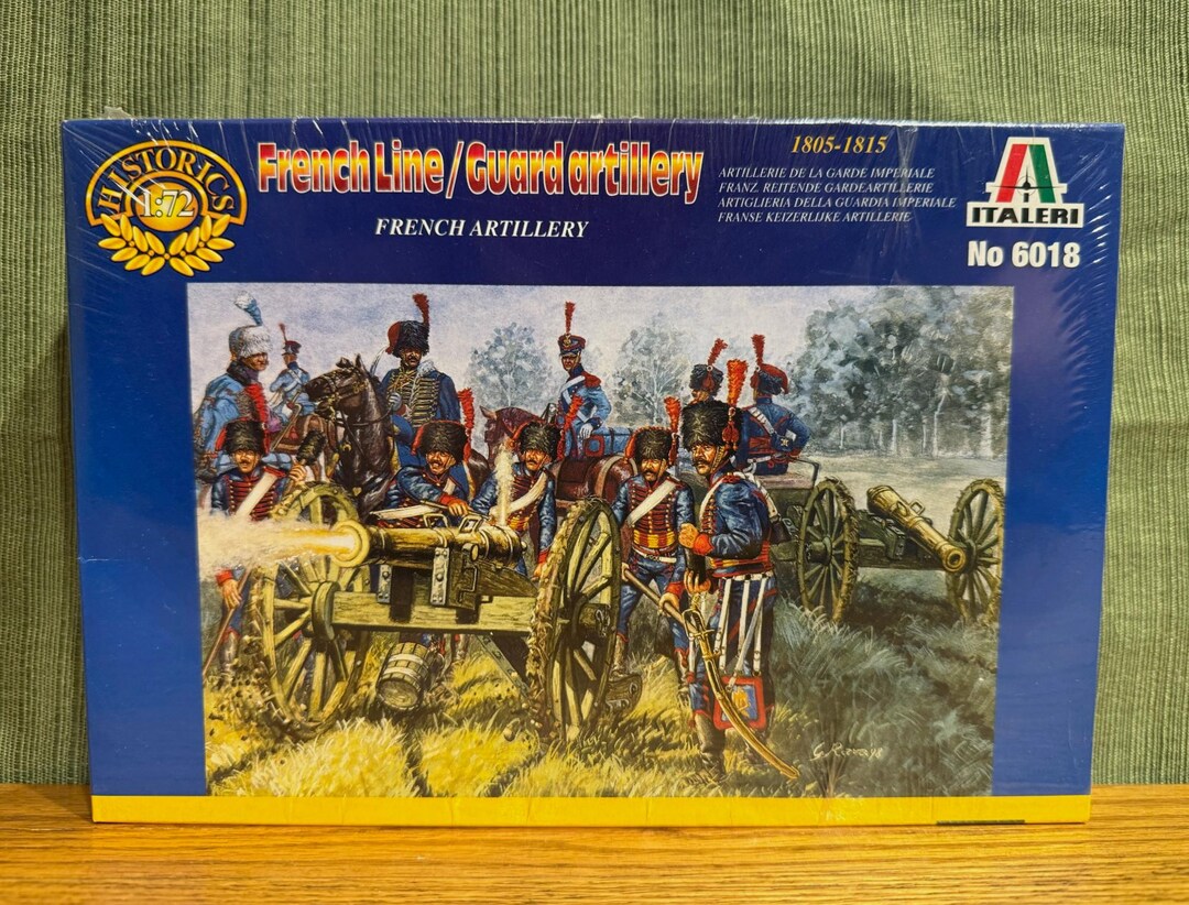 Italeri, French Line/guard Artillery, 1805-1815, 6018, 1:72 Scale ...