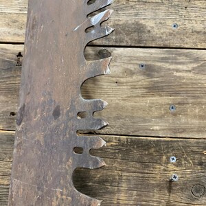 Vintage Two-man Timber Logging Saw, Unique Tooth Pattern, 45.25 - Etsy