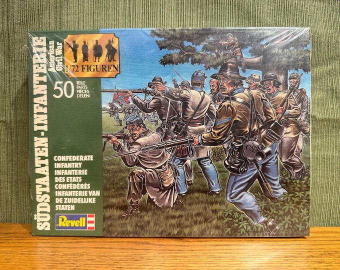 Revell, American Civil War, Confederate Infantry, 2558, 1:72 Scale, NIB ...