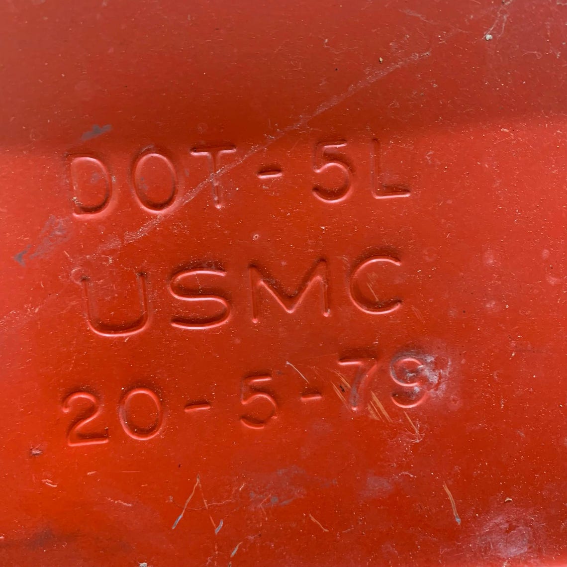 1979 USMC, DOT-5L, Red Metal, Jerry Can - Etsy