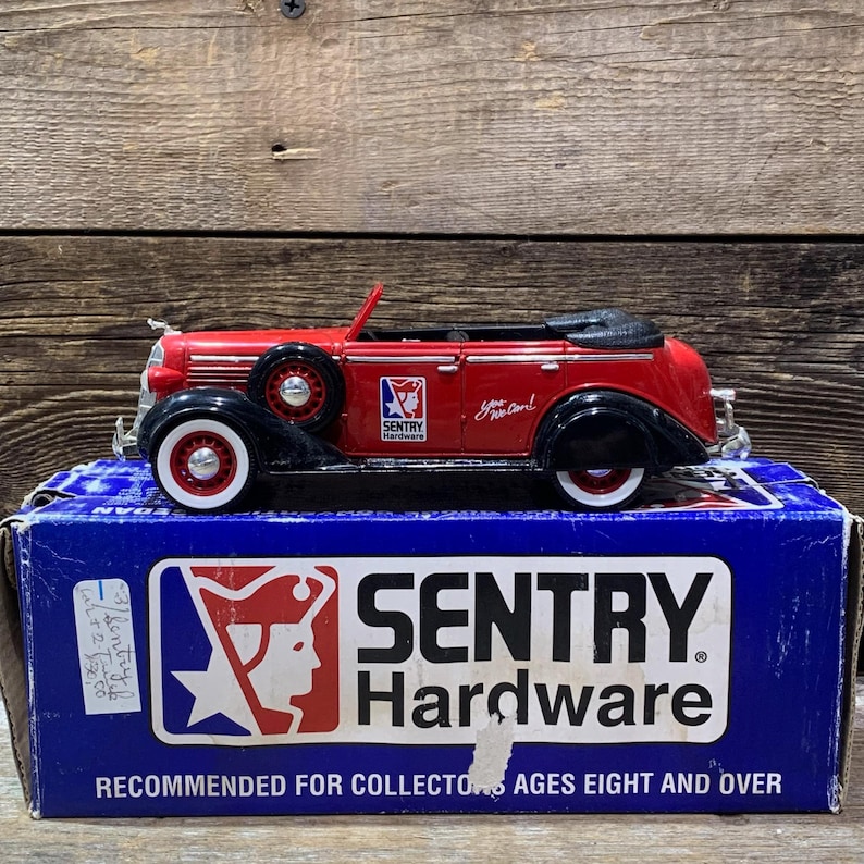 Sentry Hardware, 1936 Dodge Convertible Sedan, 1:25 Bank, Diecast, in ...