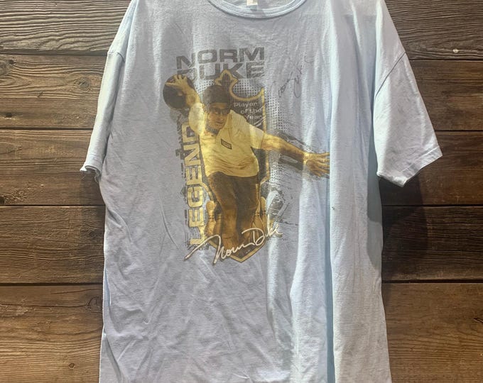 Gildan Soft Style, Legend Norm Duke, Player of the Year, Signed, T ...