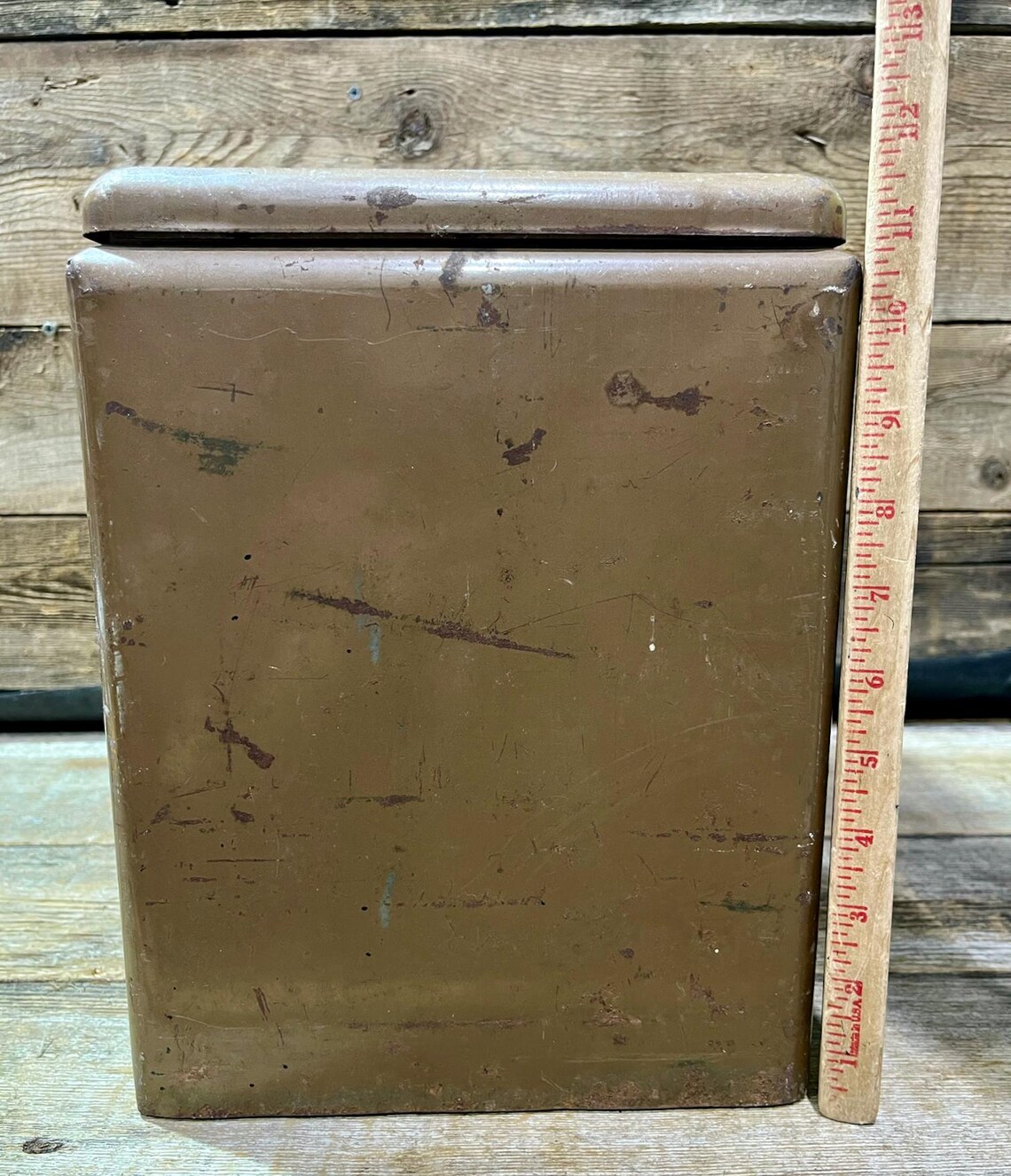 1950s Hemp & Co., Little Brown Chest, Insulated Metal Cooler - Etsy
