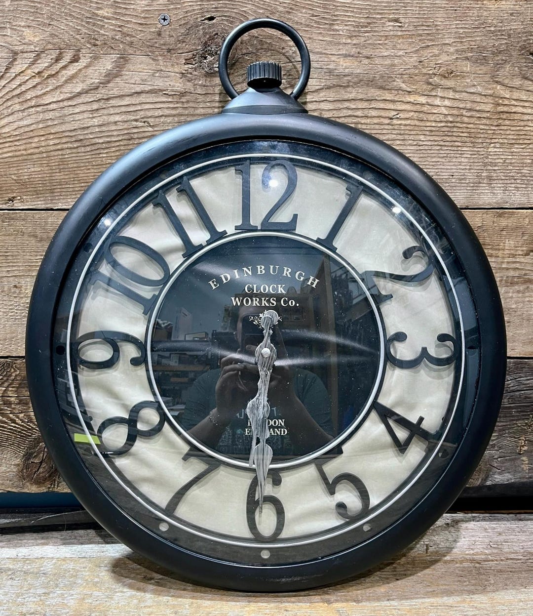 Edinburgh Clock Works Co., Pocket Watch Style Wall Clock, Quartz ...