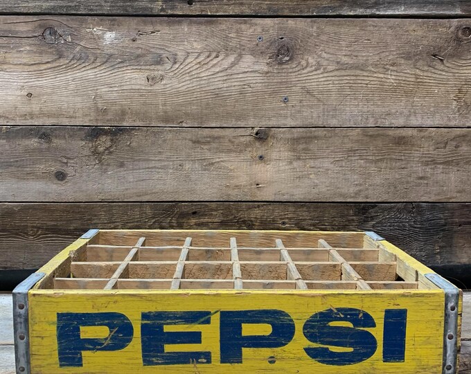 1970s-80s Pepsi-cola, Pepsi Wood Bottle Crate, Lincoln Nebraska - Etsy