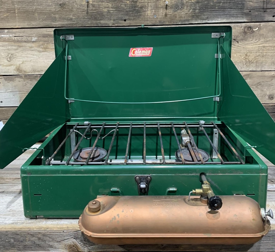 Vintage Coleman, 413E Two Burner Portable Campstove, T & W - Etsy