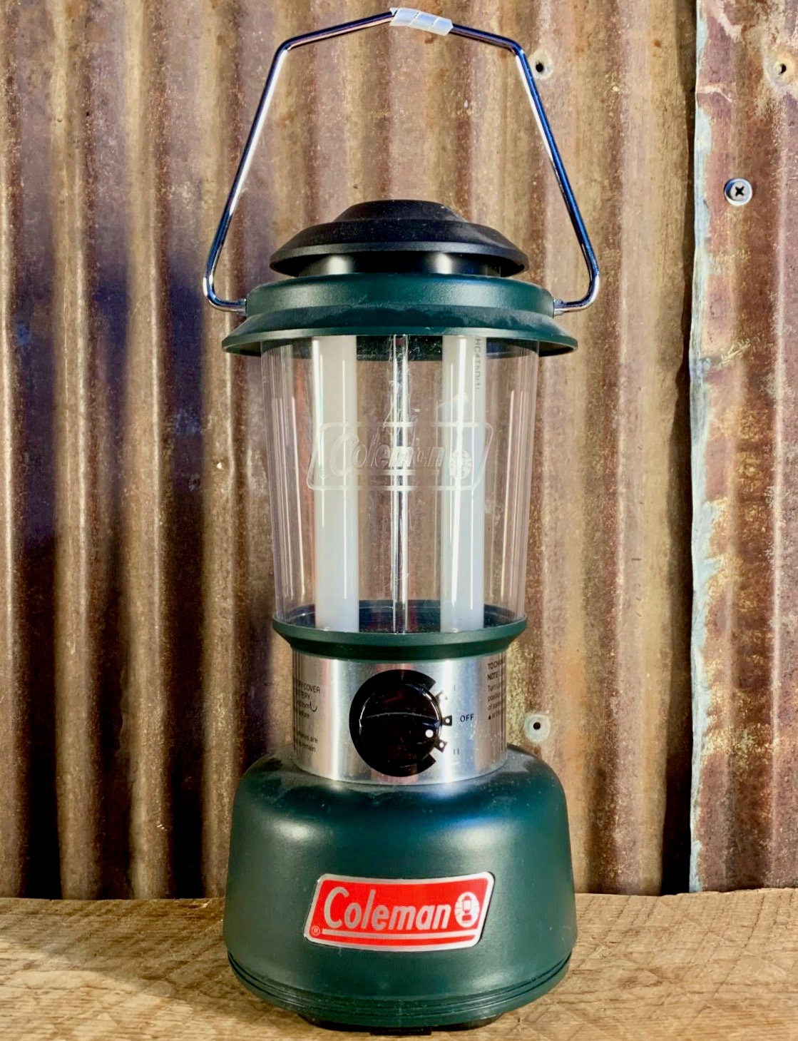Coleman Battery Operated Lantern Model 5344 Fluorescent - Etsy