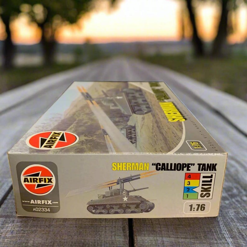 Airfix, Sherman "calliope" Tank, A02334, 1:76 Scale, Model Kit, Level 2 ...