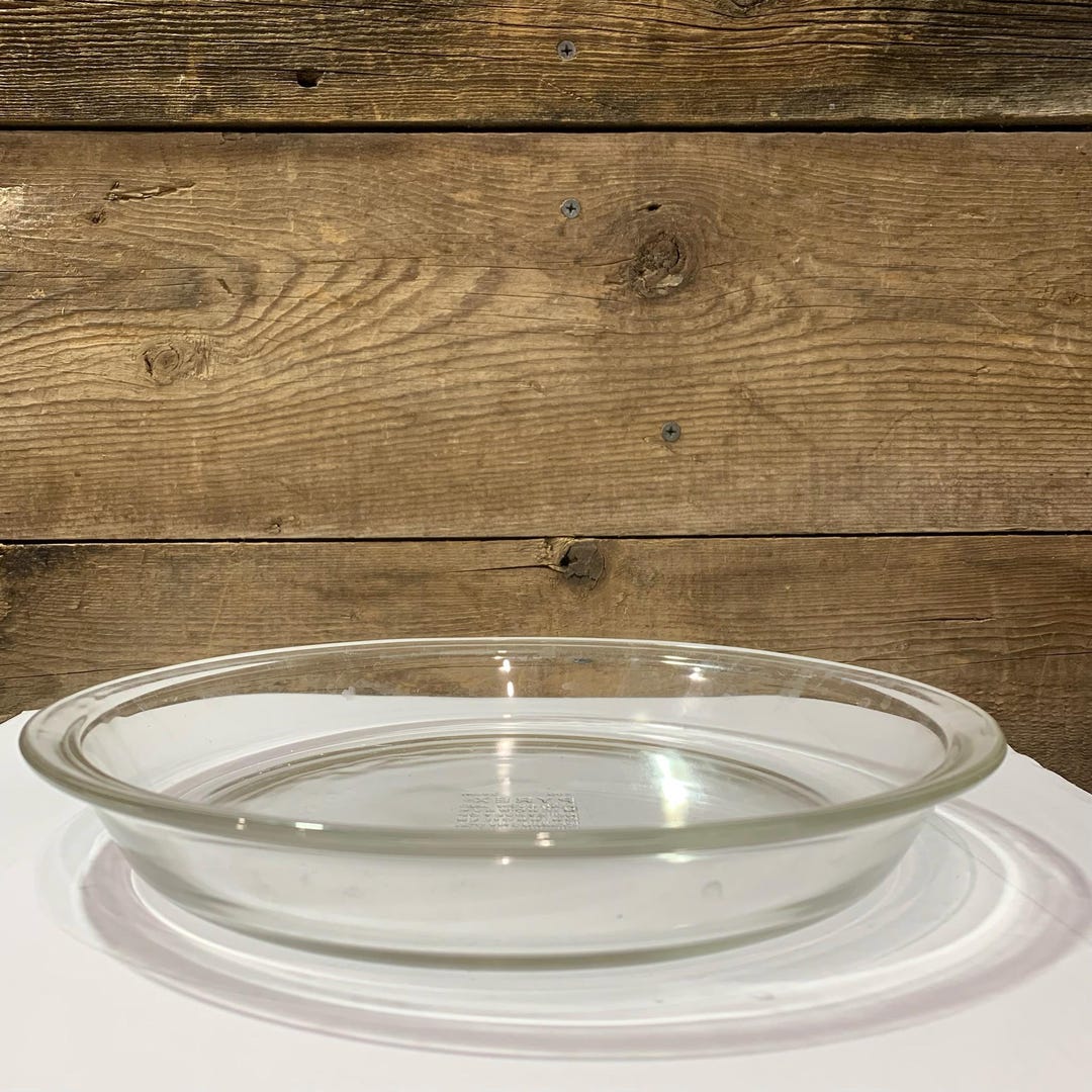 Vintage Pyrex, Clear Glass, No. 209, Pie Plate, 9