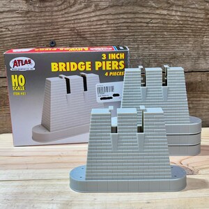Atlas, HO Scale, 3 Inch Bridge Piers, 4 Pieces, No. 81, NIB - Etsy