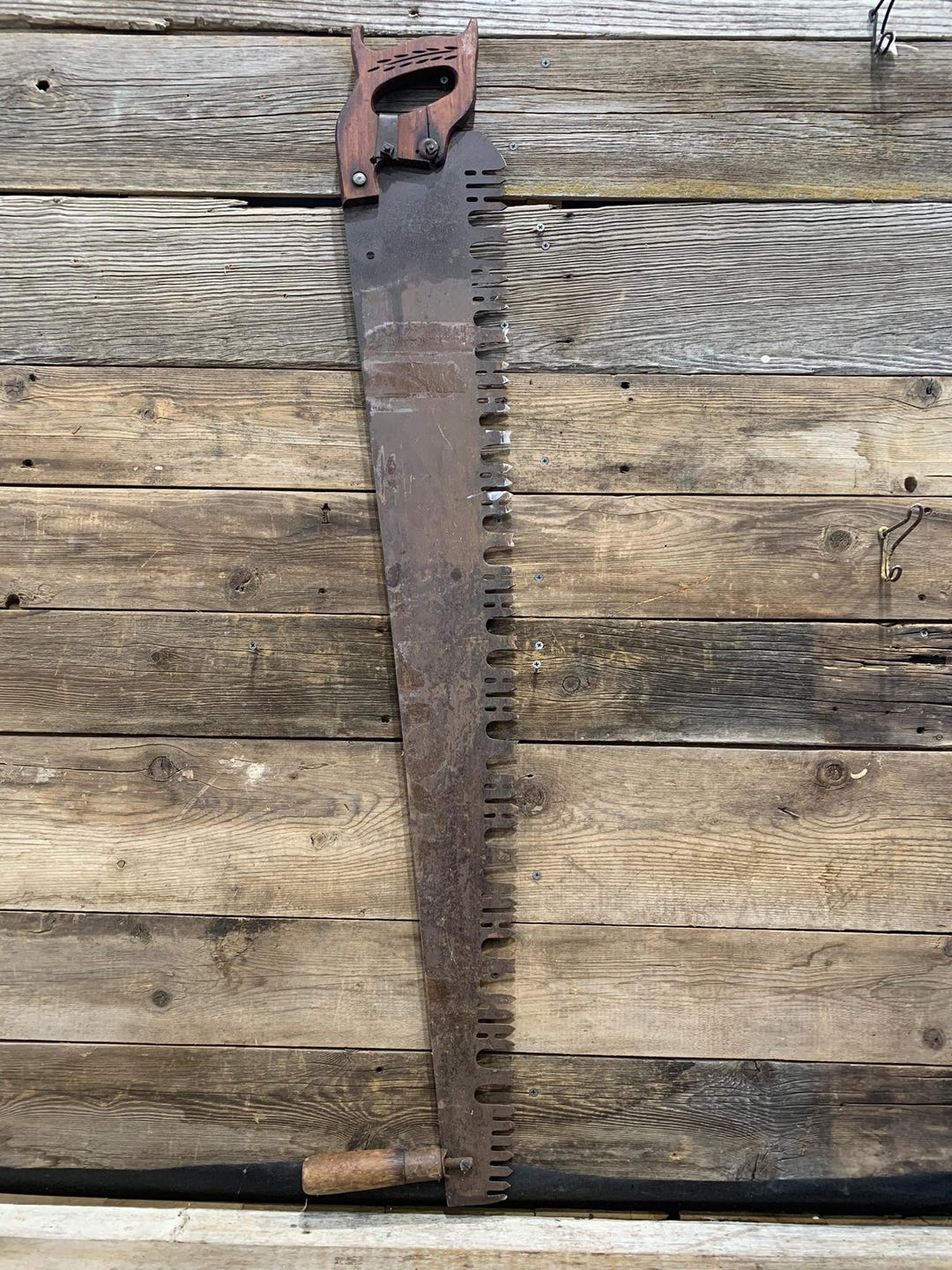 Vintage Two-man Timber Logging Saw, Unique Tooth Pattern, 45.25 - Etsy