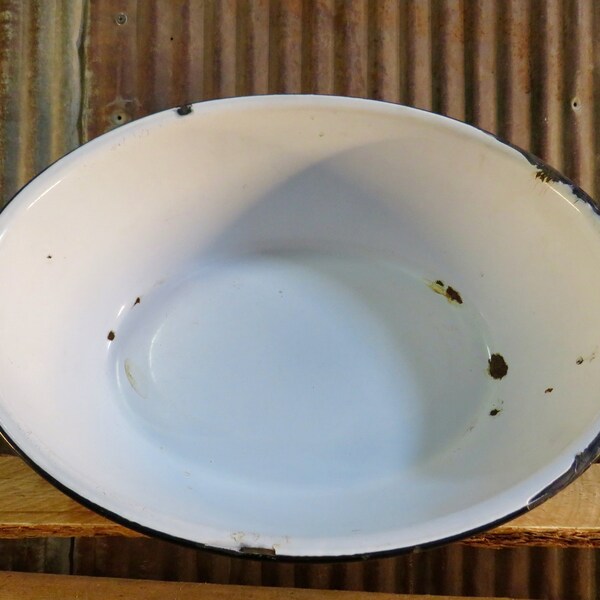 Enamel Wash Basin - Etsy