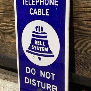 1930s-50s Bell System, Original Porcelain Phone Booth Sign - Etsy