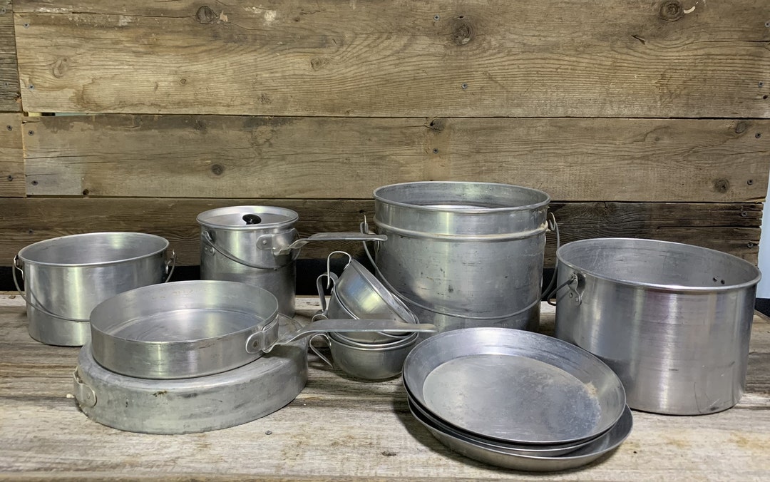 Mustang, Aluminum Camping Cookware & Dinnerware Sets - Etsy