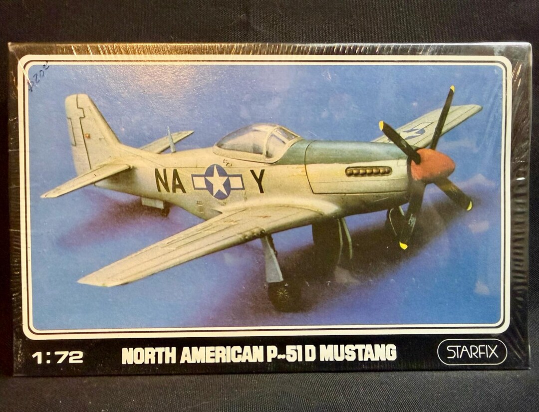 Starfix, North American P-51D Mustang, #709/05, 1:72 Scale, Model Kit ...