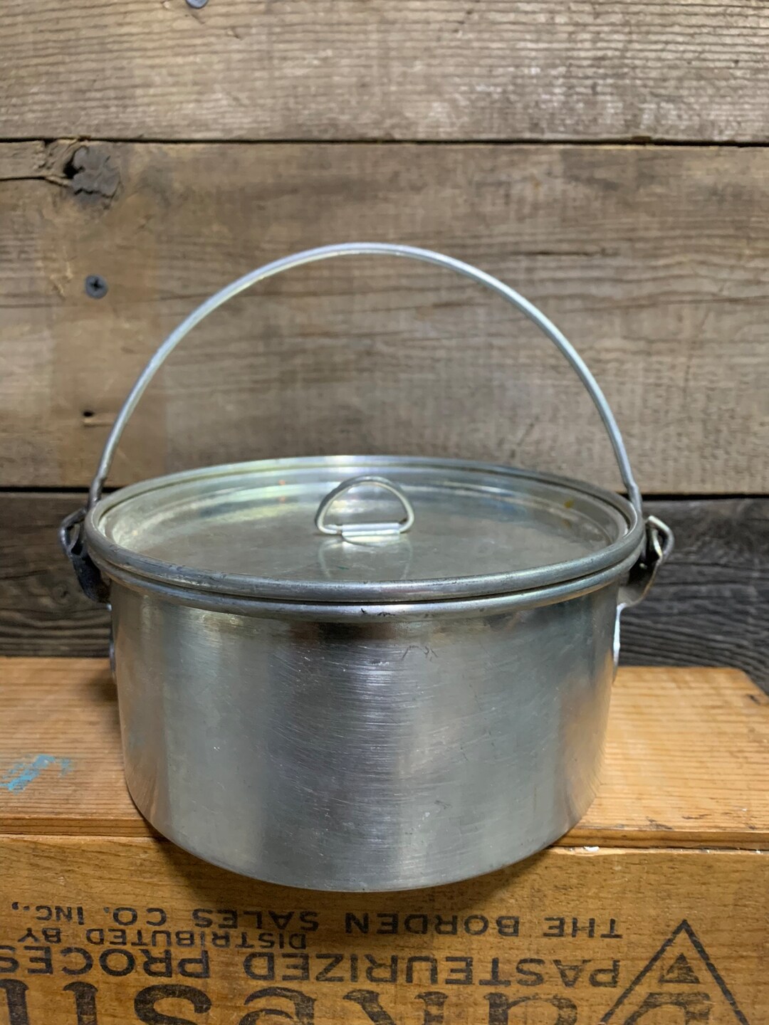 Vintage Aluminum, Small Stock Pot, Camping Cookware, 5.5" X 3" - Etsy