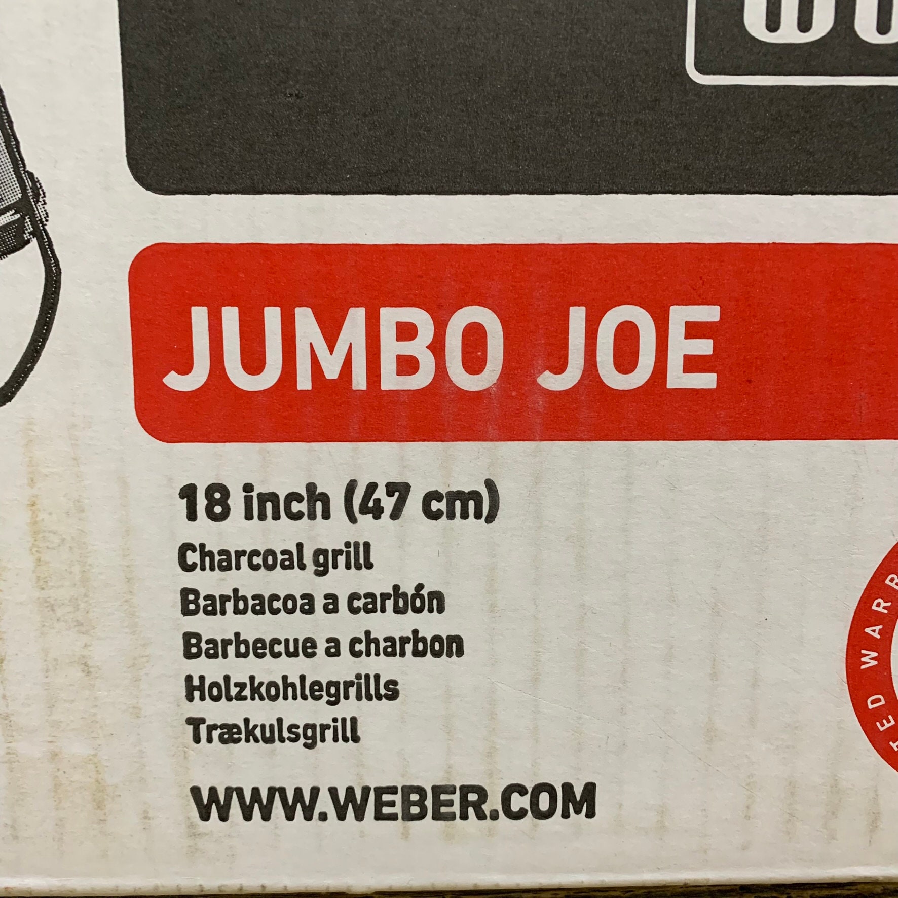 Weber, Jumbo Joe 18 Charcoal Grill, NIB - Etsy