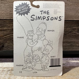 1990 Jesco, the Simpsons, Bendable Action Figure, Homer Simpson, NIP - Etsy