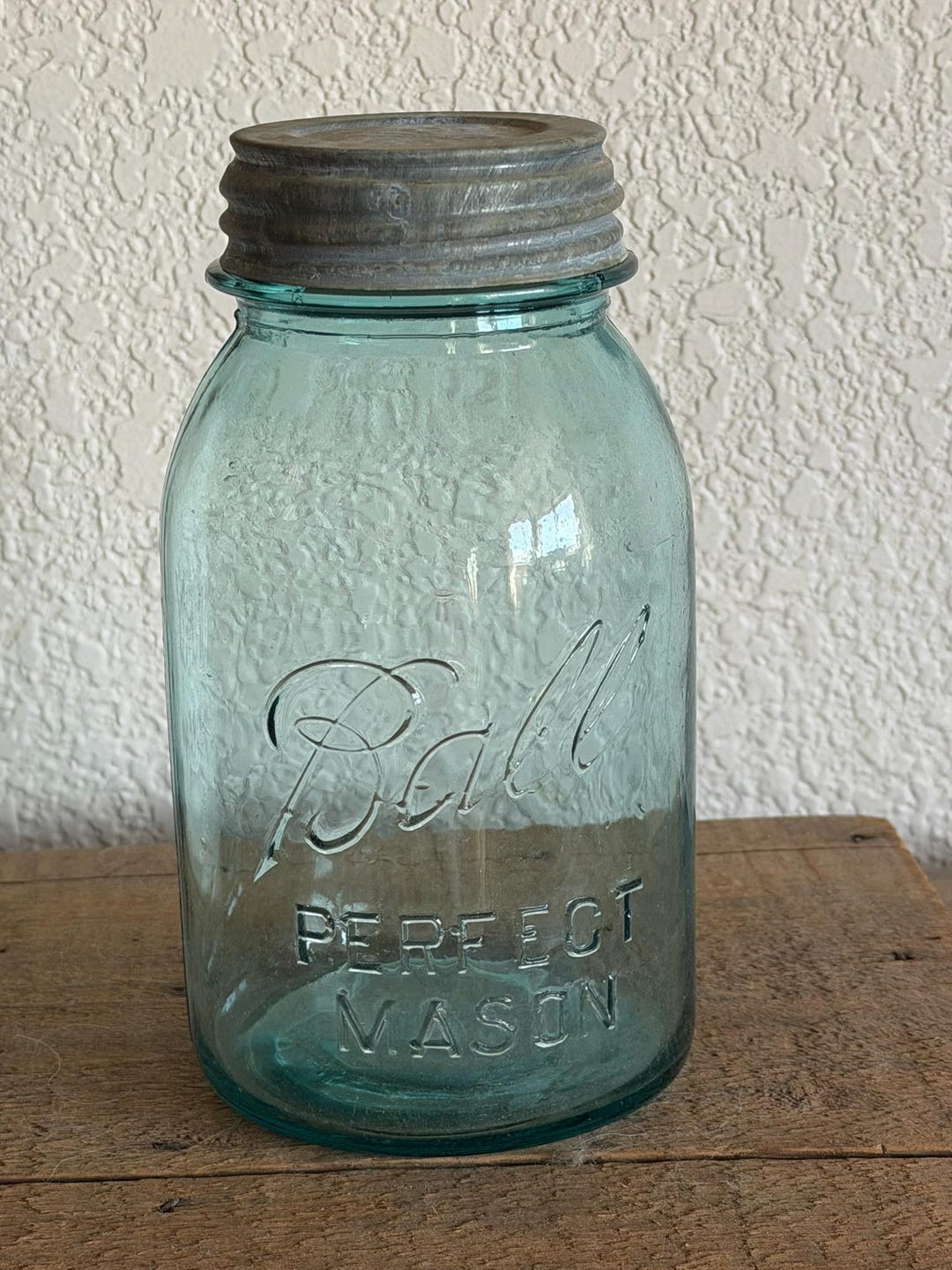 Vintage Ball Mason Jar, Zinc Lid, 1 Quart - Etsy