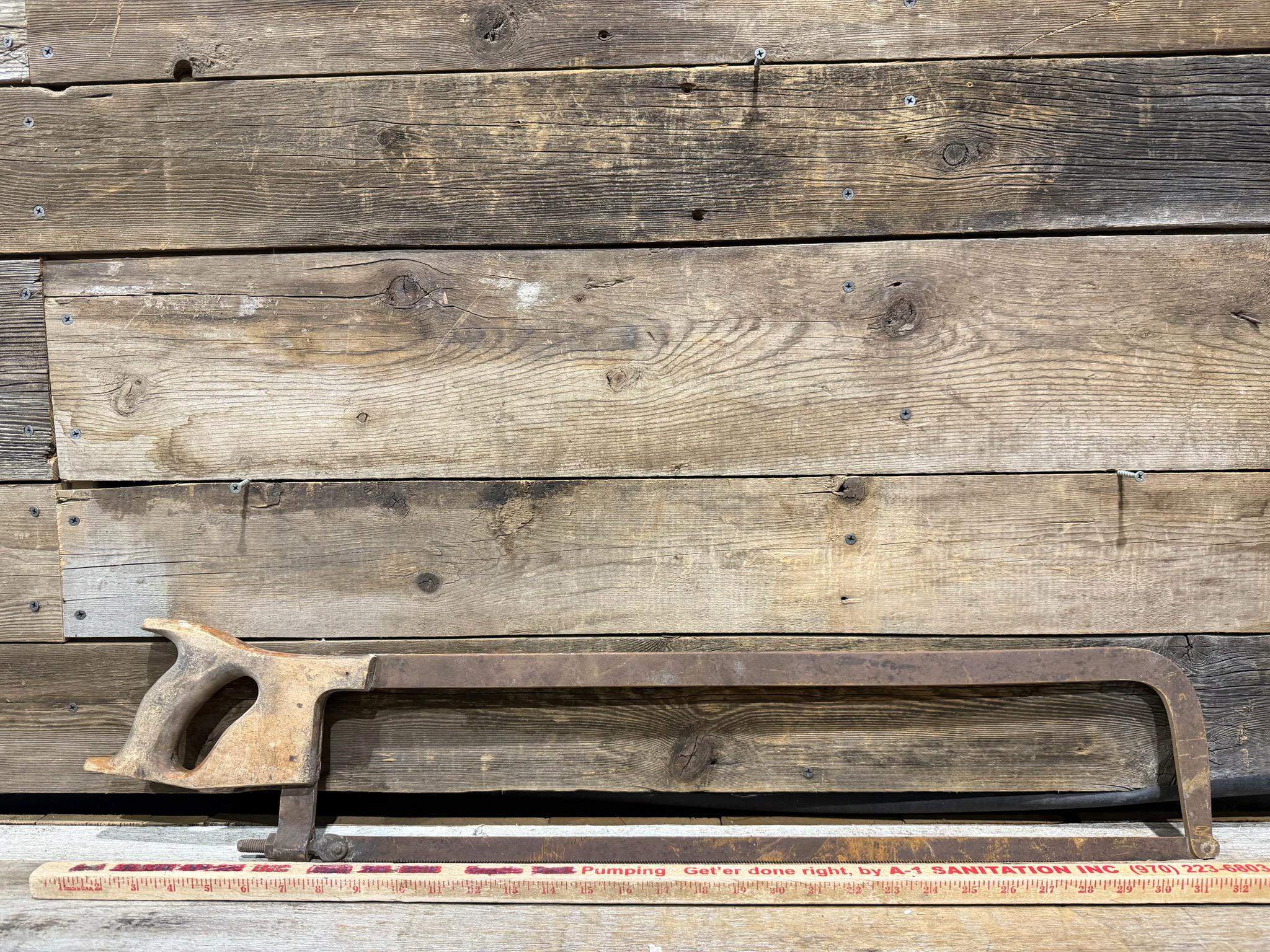 Old Primitive Fine Tooth, Hack Saw, 32" - Etsy Canada
