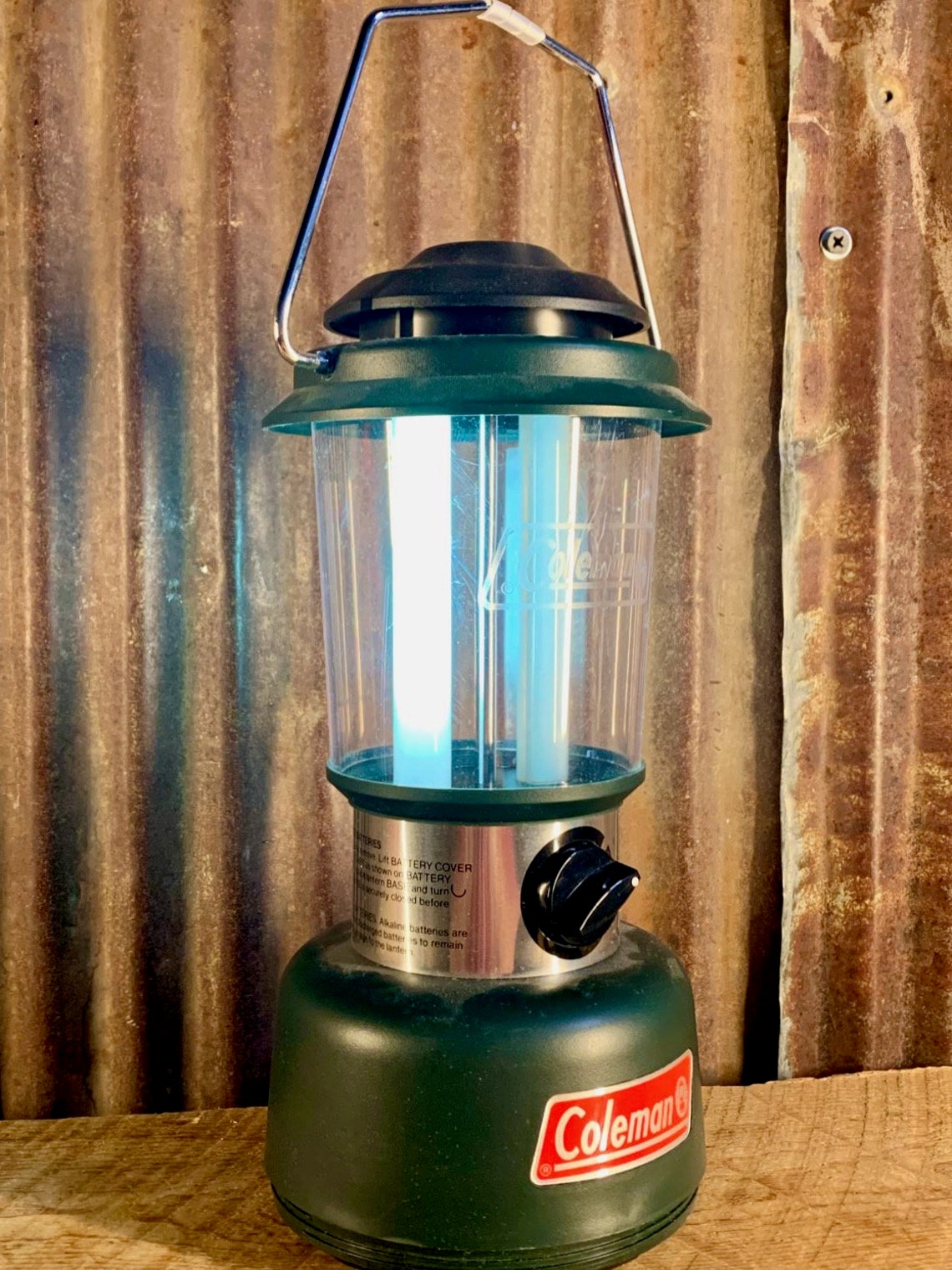 Coleman Battery Operated Lantern Model 5344 Fluorescent - Etsy