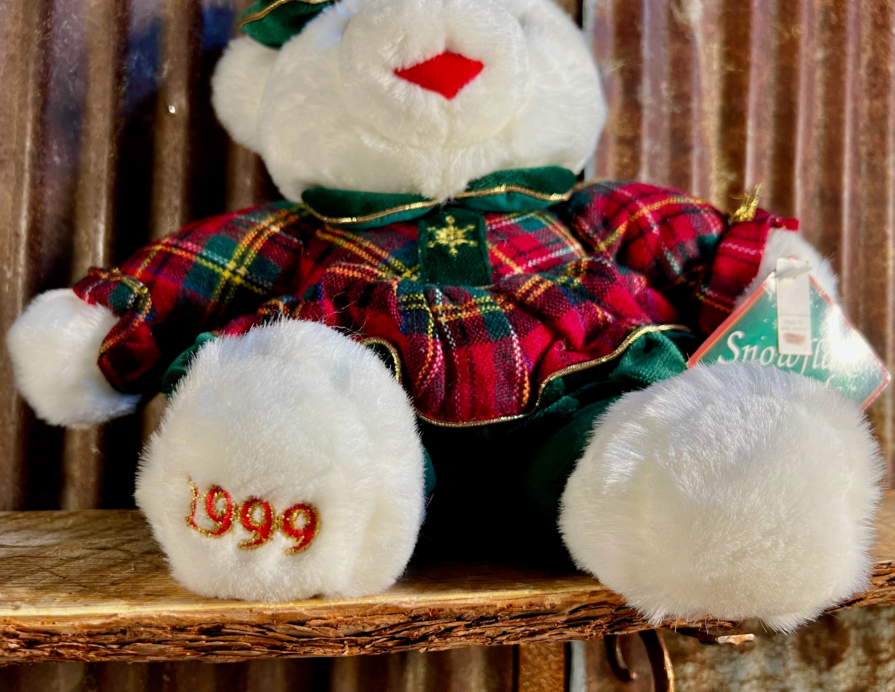1999 Dandee Snowflake Friends Christmas Bear NWT - Etsy