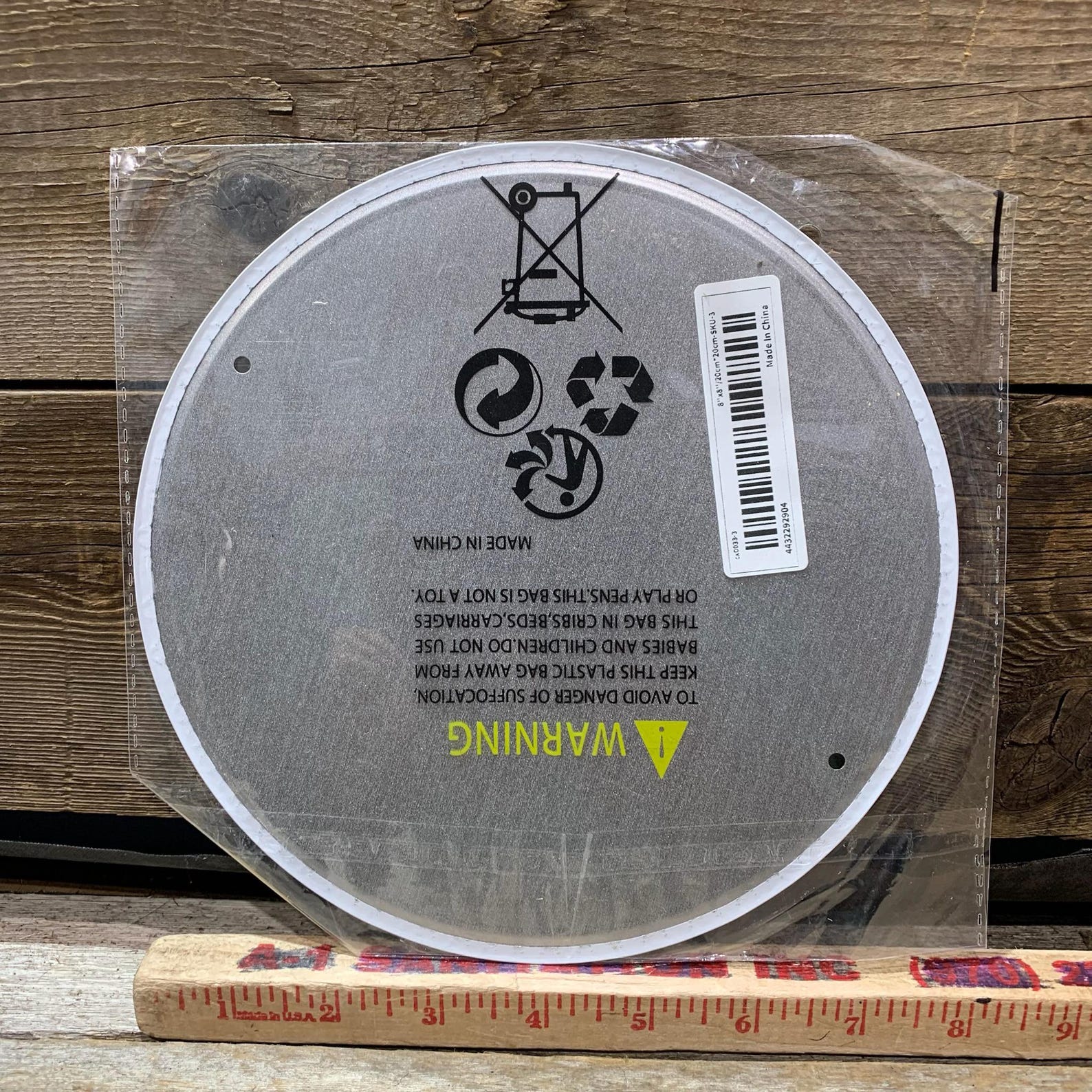 Railroad Crossing, Round, Tin Metal Sign, 7.5", NIP - Etsy