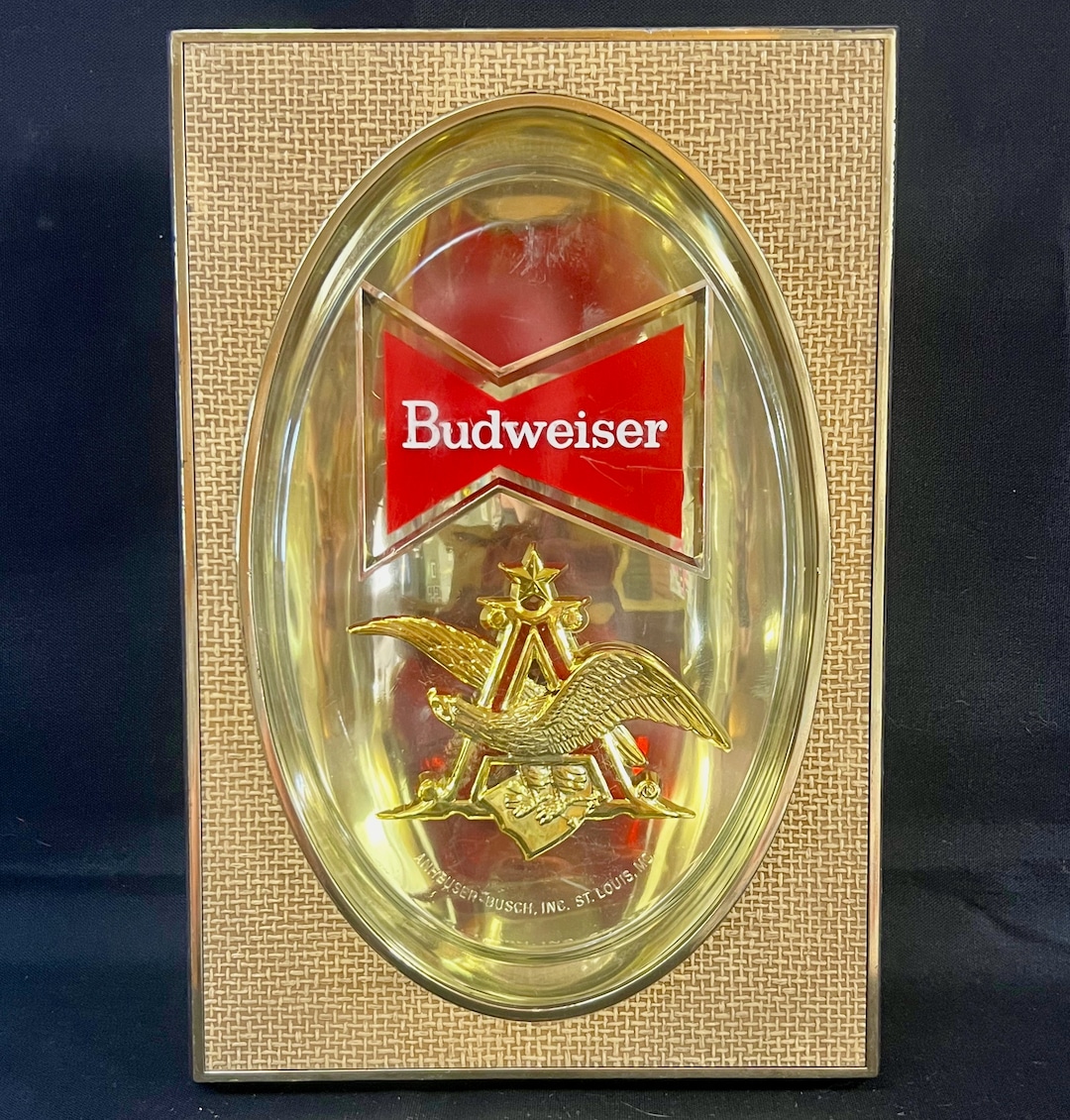Vintage Anheuser-busch, Budweiser Wall Sconce Display, Russel S. Kribs ...