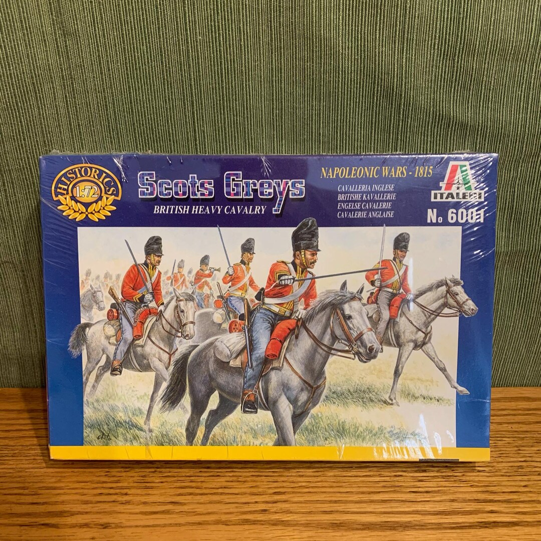 Italeri, Scots Greys, British Heavy Cavalry, No. 6001, 1:72 Scale ...