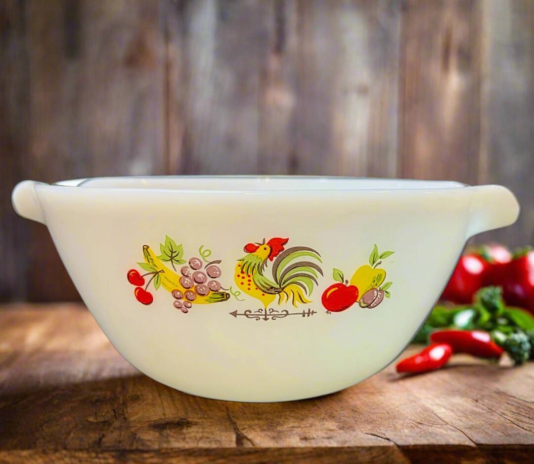Vintage Anchor Hocking, Fire-king Chantecleer Rooster, Cinderella ...