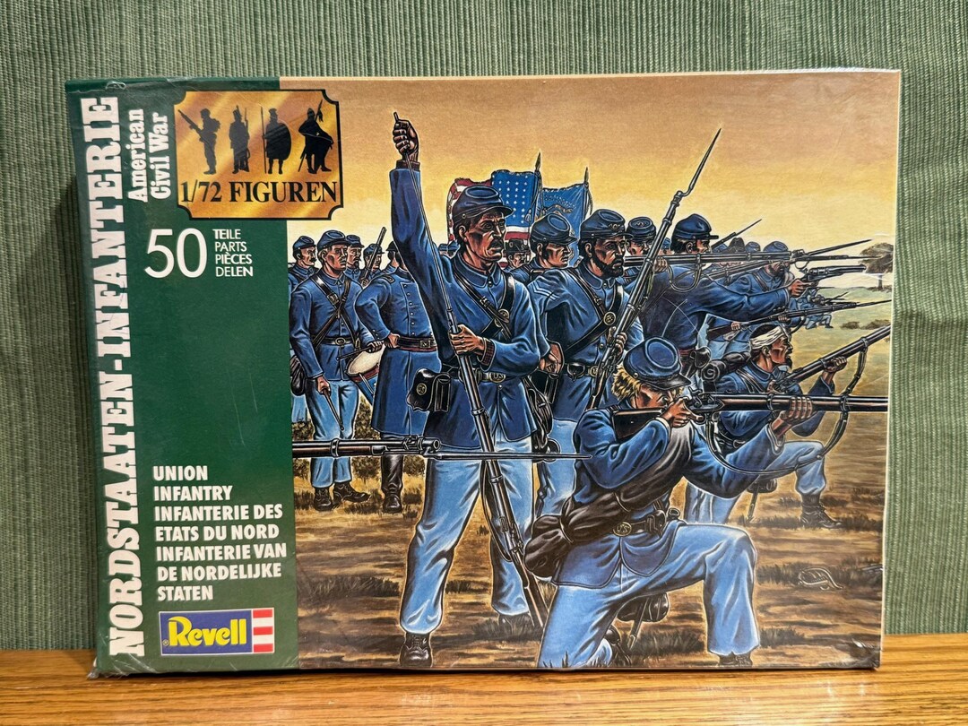 Revell, American Civil War, Union Infantry, 2559, 1:72 Scale, Model Kit ...