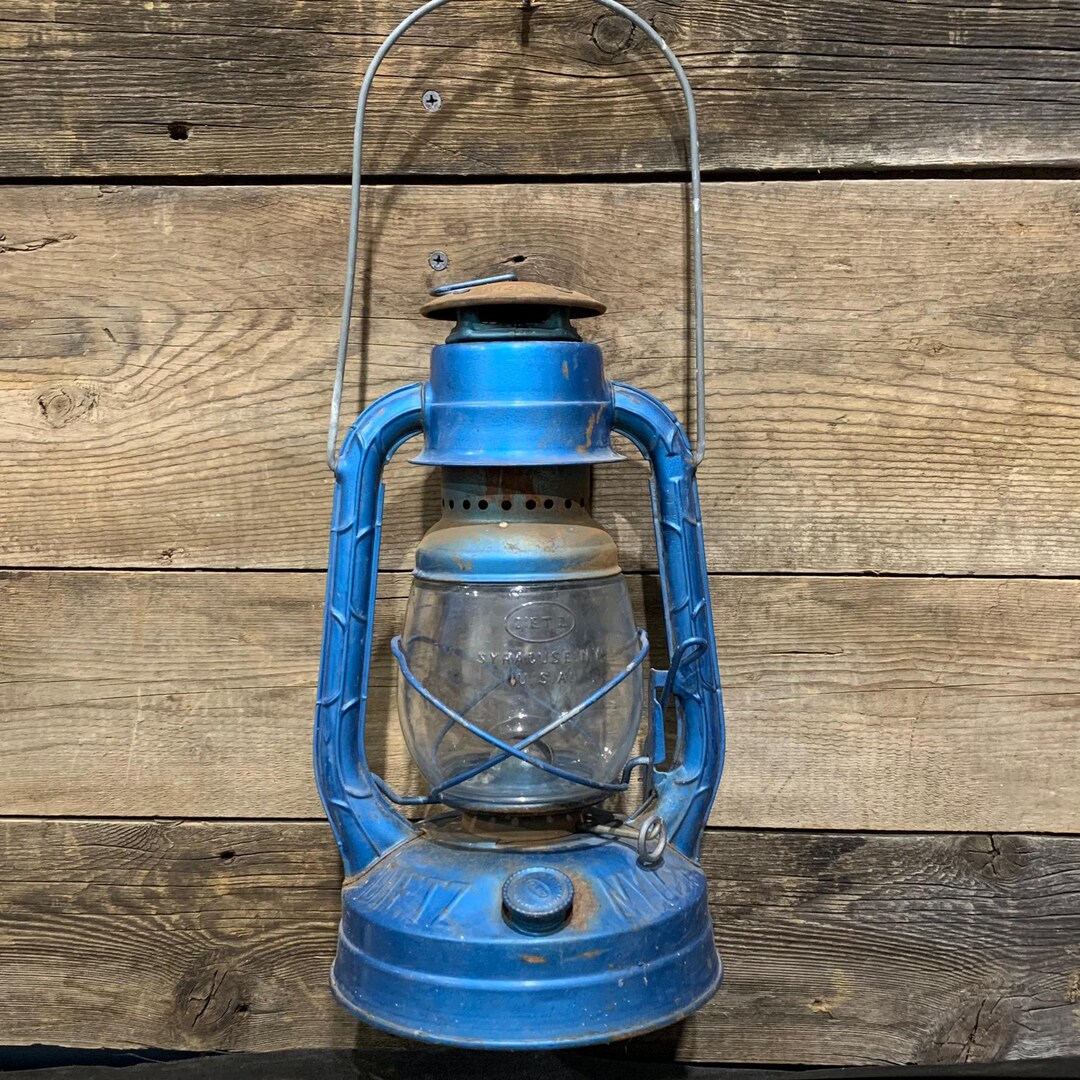 Vintage Dietz, Little Wizard Lantern, Blue, 11.5" - Etsy