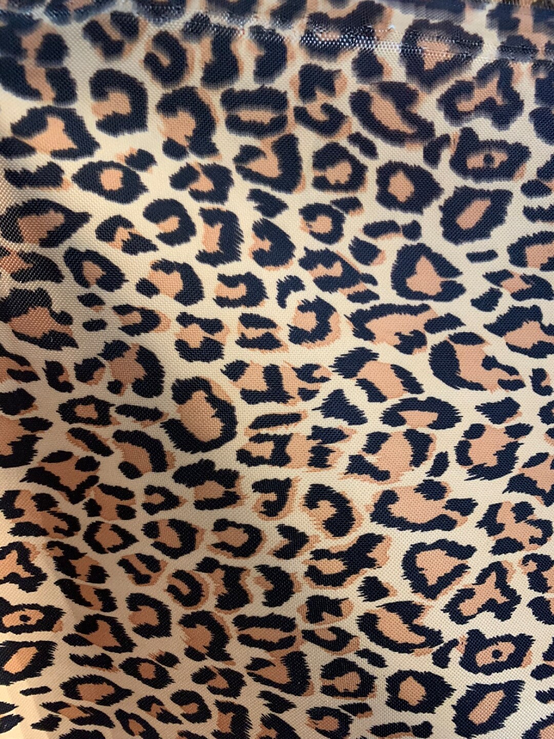 Leopard Panther Cheetah Print Fabric, Polyester 60 Width Fabric by the ...