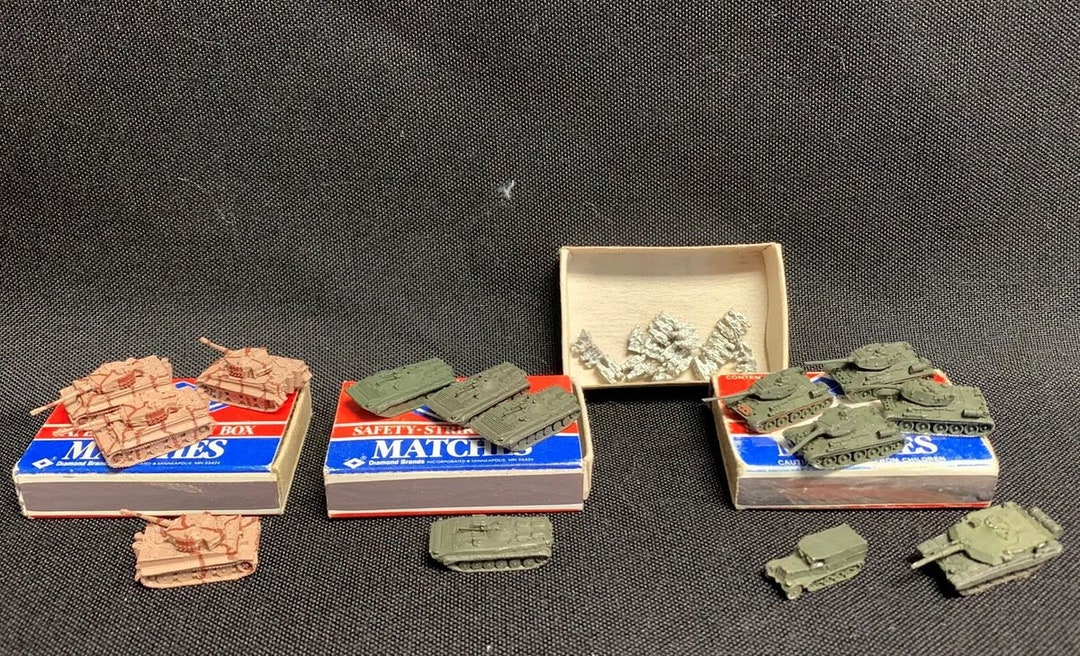 1980s Micro Armour CHQ Cast Iron WWII Model Tanks & - Etsy
