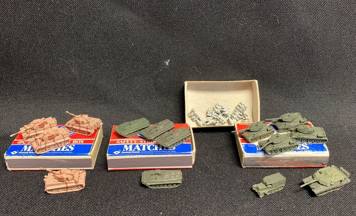 1980s Micro Armour CHQ Cast Iron WWII Model Tanks & - Etsy
