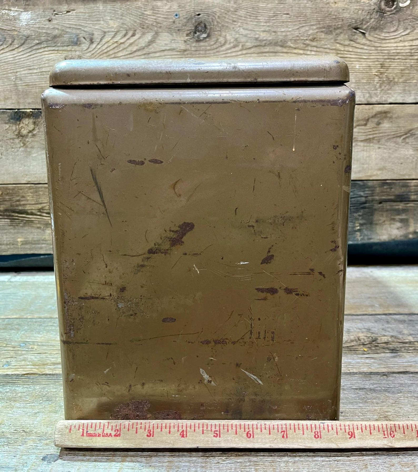 1950s Hemp & Co., Little Brown Chest, Insulated Metal Cooler - Etsy