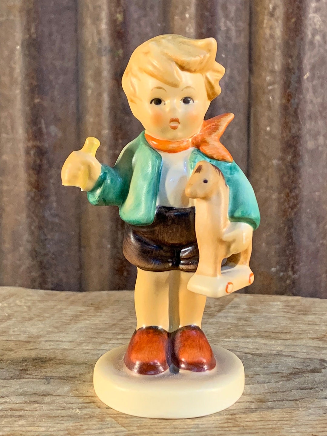 1967 Hummel Figurine, boy With a Horse, 239/C - Etsy