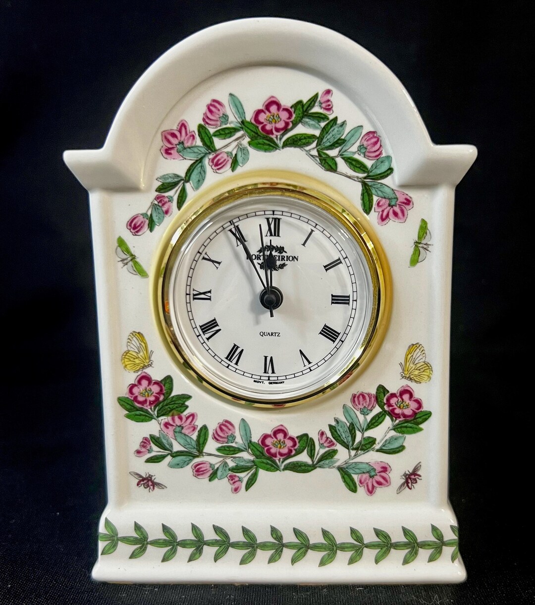 Portmeirion, Botanic Garden, Porcelain Desk Clock, T & W - Etsy