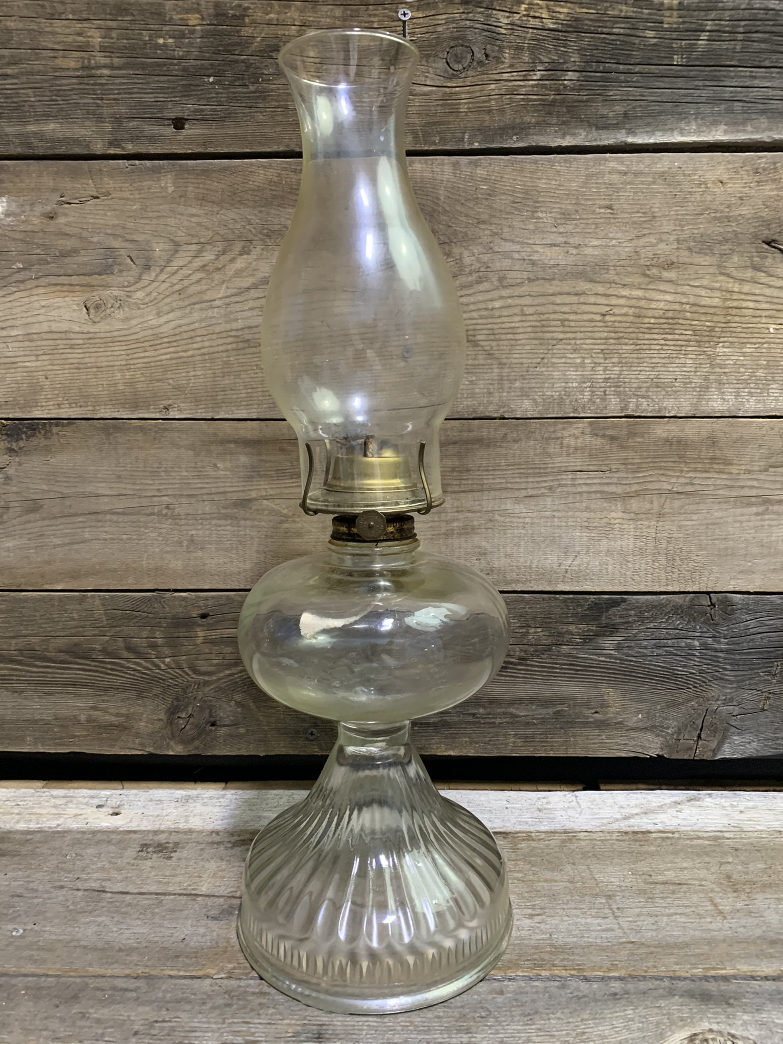 Antique Oil Lamp Markings